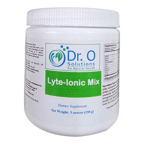 Lyte Ionic Mix Dr O Solutions For Natural Health