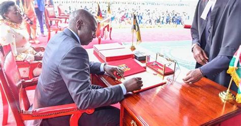 Inauguration Day President William Ruto Fails To Announce New Unga