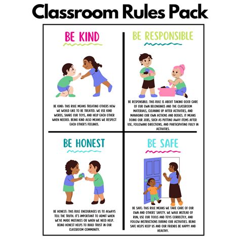 Classroom Rules Printables