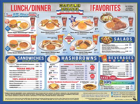Waffle House Menu