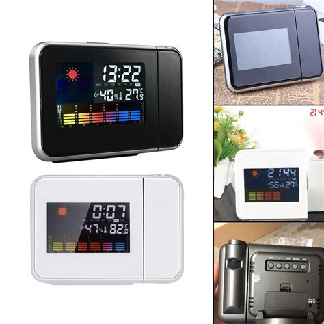 Desktop Clock Digital Alarm Clock With Projector C Vicedeal
