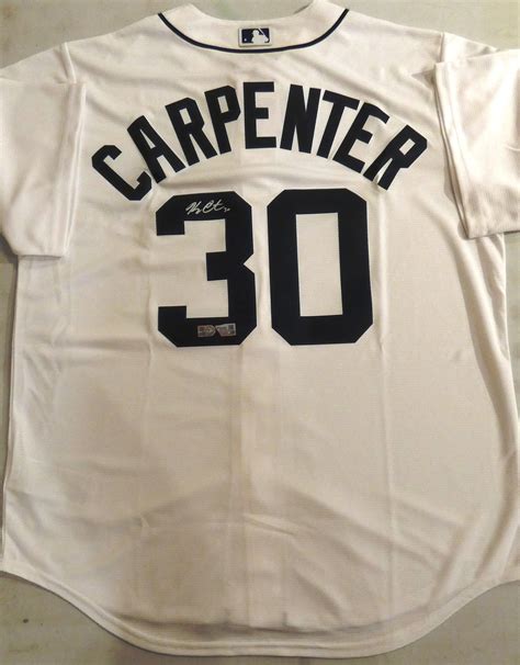 Kerry Carpenter Autographed Detroit Tigers Nike Home Jersey Detroit