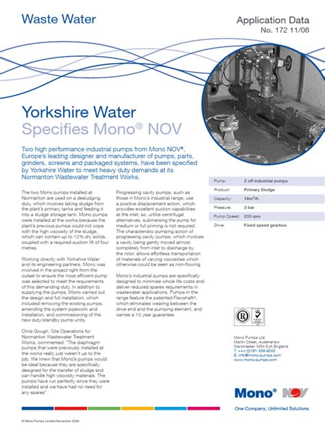 172 Primary Sludge Pdf Pump Gases