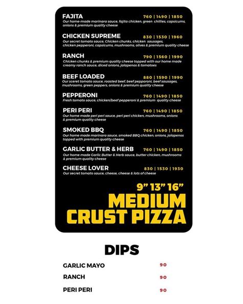 The Cheese Factor Dha Lahore Menu Contact No