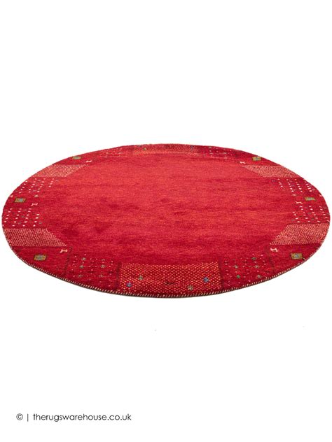 Nakarta Denver Red Circle Rug The Rugs Warehouse