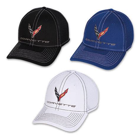 2020 Next Generation C8 Corvette Accent Stitch Cap Base Ball Hat
