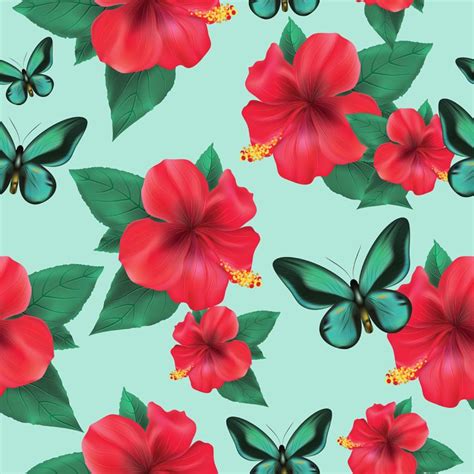 Hawaiian Flowers Background