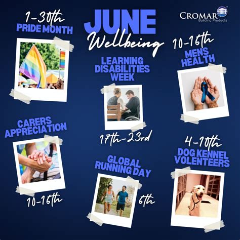 Cromar Building Products On Linkedin Cromar Is Cellebrating June Well Being💙