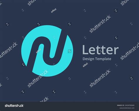Letter N Logo Icon Design Template Stock Vector Royalty Free