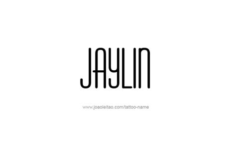 Jaylin Name Tattoo Designs