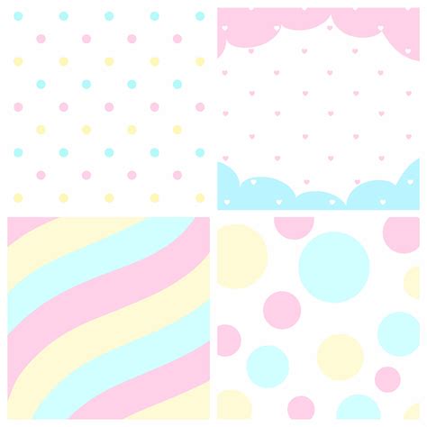 Cute Set Of Backgrounds Pattern Illustration 27188739 Vector Art At