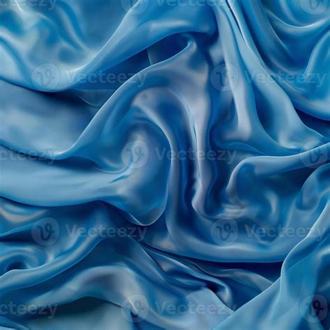 Flowing Waves Of Fabric Gently Undulating And Rippling With A Soft Silk Like Texture