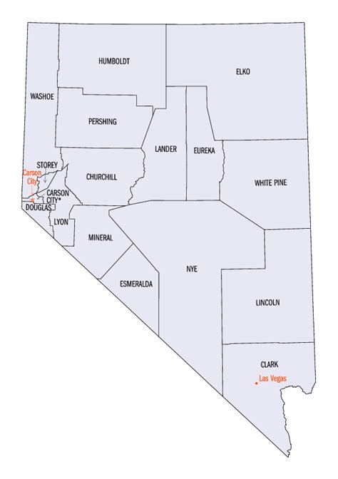 Nevada County Map