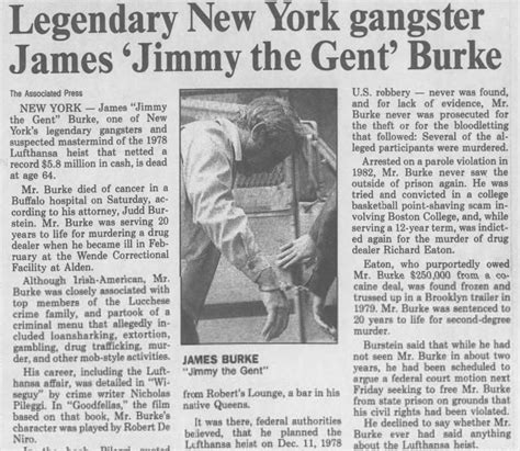 Beyond Goodfellas The Life And Times Of Jimmy The Gent Burke