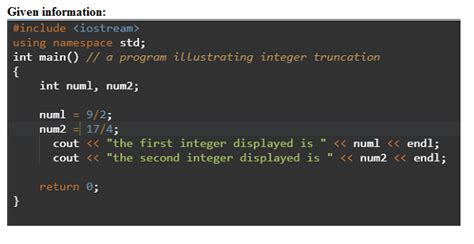 Answered Include Using Namespace Std Int Bartleby