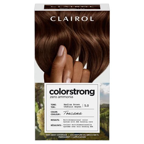 Colorstrong Zero Ammonia Permanent Hair Dye Clairol Us