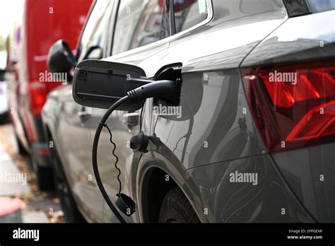 Charging Cable For Electric Car Stock Photo Alamy