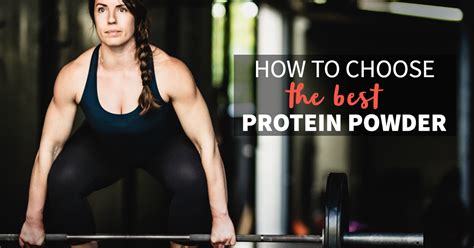How To Choose The Best Protein Powder Steph Gaudreau