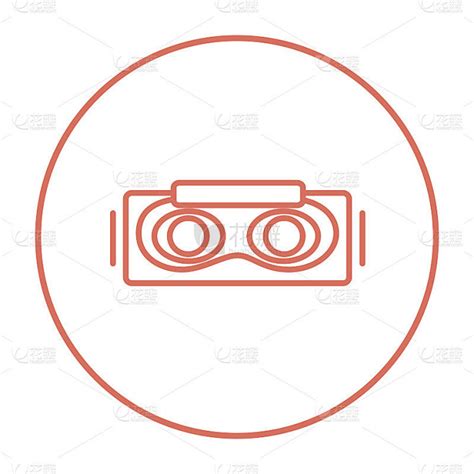 虚拟现实耳机线路图标