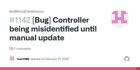 Bug Controller Being Misidentified Until Manual Update · Issue 1142 · Antimicroxantimicrox