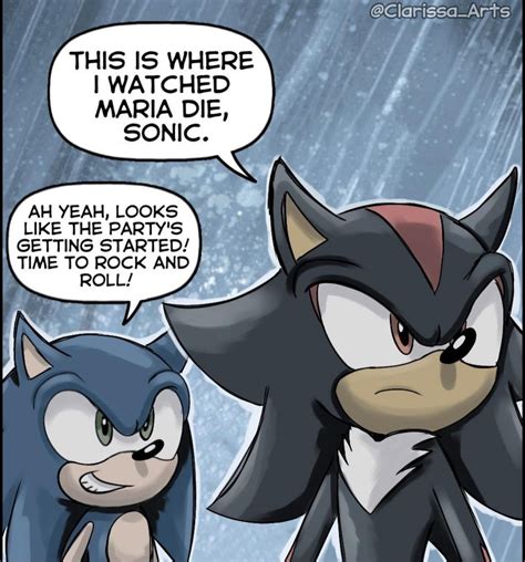 My Fav Line From Shadow 05 Art By Clarissa Arts R Sonicthehedgehog