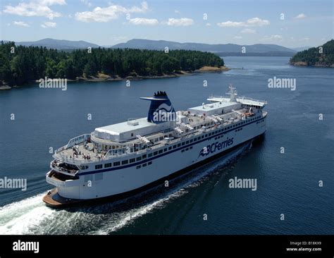 The Bc Ferry Spirit Of British Columbia In Active Pass Between Mayne