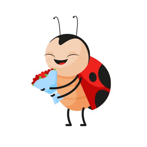 Ladybug Generic Sticker Color Fill Sticker Freepik