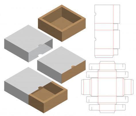 Premium Vector Box Packaging Die Cut Template Design Packaging