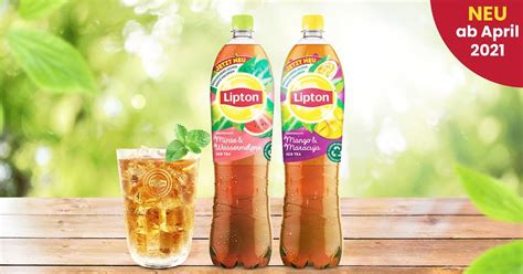 Lipton Mango Maracuja And Minze Wassermelone Eistee In Zwei Neuen Sorten