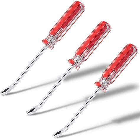 3 Piezas 3 Mm V Tip Tack Lifter Tack Puller Nail Puller Herramienta De Destornillador Removedor