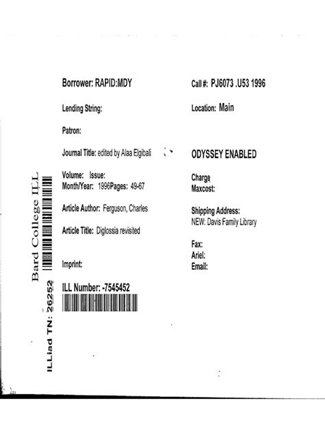 Ferguson Diglossia Revisited 1996 Pdf