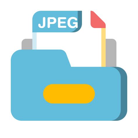 Jpeg Generic Color Fill Icon