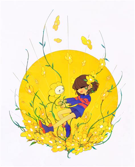 Frisk And Flowey Undertale Drawn By Sosejitjduswjd Danbooru