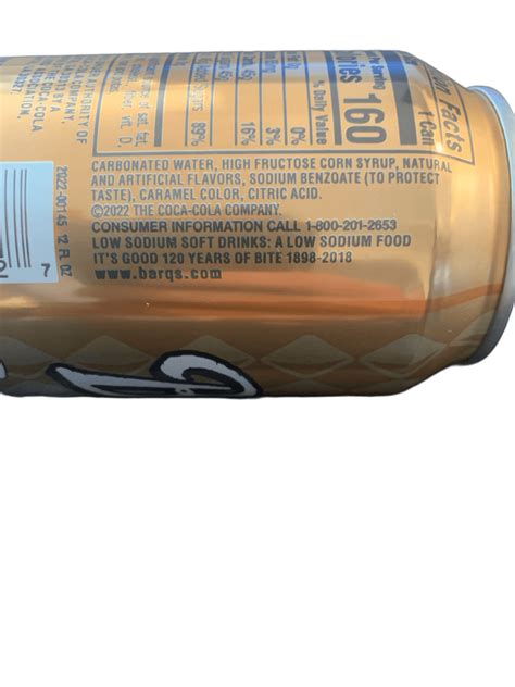 Barqs Creme Soda French Vanilla 355ml Us Edition