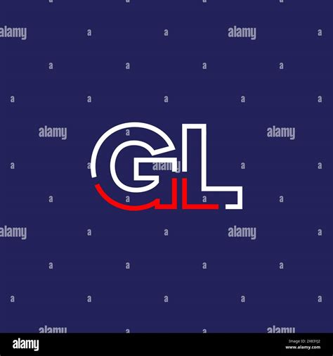 Gl Tech Logo Concept Design Stock Vector Image And Art Alamy