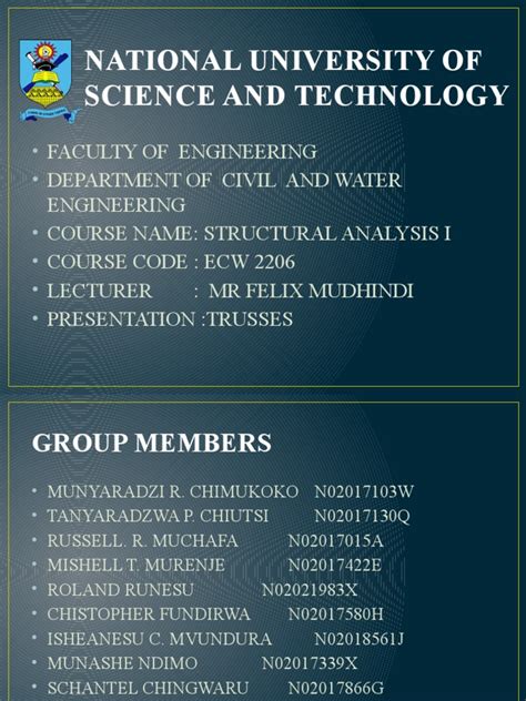 Analysis Of Statically Determinate Plane Trusses Using The Method Of Joints And Sections Pdf