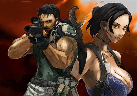 Sheva Alomar And Chris Redfield Free Resident Evil 5 Chris Redfield
