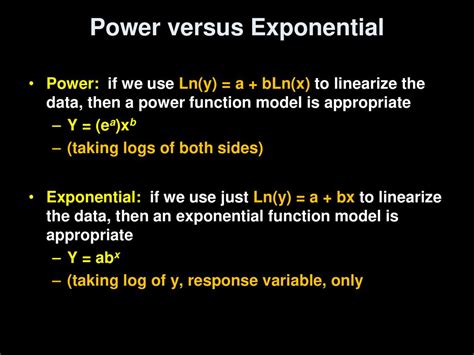 Transformations To Convert Nonlinear Data To Linear Model Ppt Download