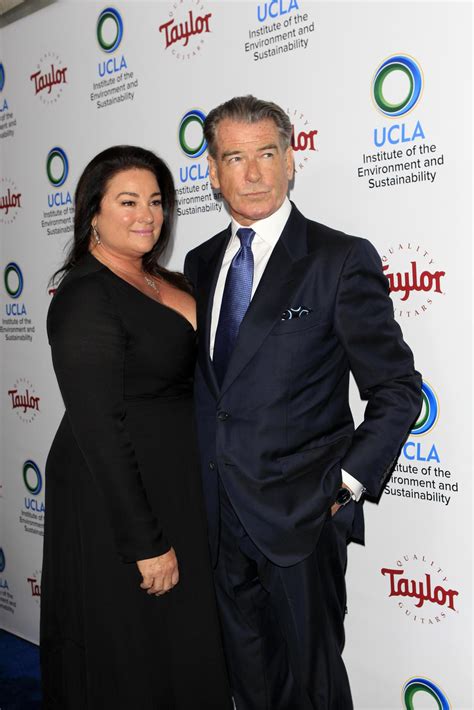 Los Angeles Feb 22 Keely Shaye Brosnan Pierce Brosnan At The Ucla S