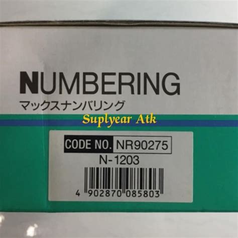 Jual Max Numbering Code Nonr90275n 1203 Coltdjapan Original