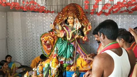 Durga Matha Pooja Hmpt Youtube