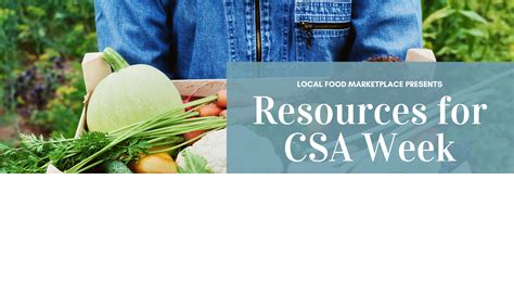 Csa Week Resources