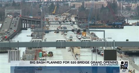 New Sr 520 Floating Bridge To Open In April But You Can Walk Run Or