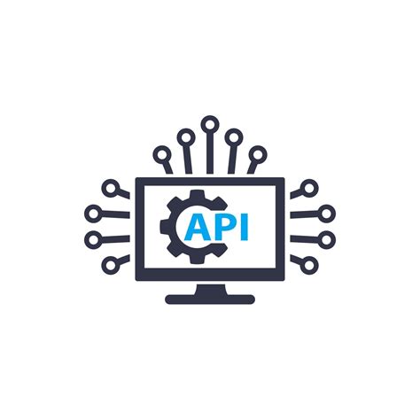Api And Software Integration Vector Icon On White 3420279 Vector Art At