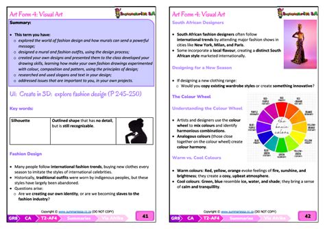 Grade 8 Creative Arts Term 2 Via Afrika