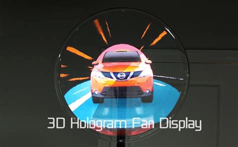 3d Hologram Fan Display App Controlled 16 9 Inch