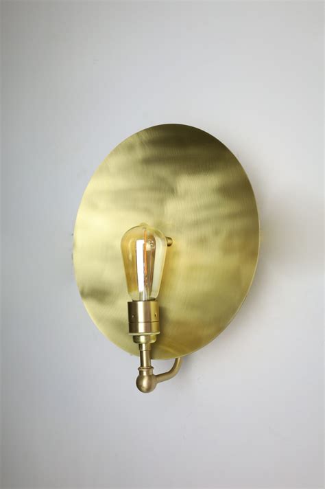 Dragonfly Maxi Brass Disc Wall Light Nirvana Lighting