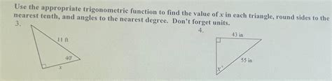 [answered] use the appropriate trigonometric function to find the value kunduz