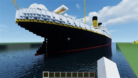 Titanic 11 Minecraft Replica Work In Progress Using Deck Plans Titanichg And Youtube