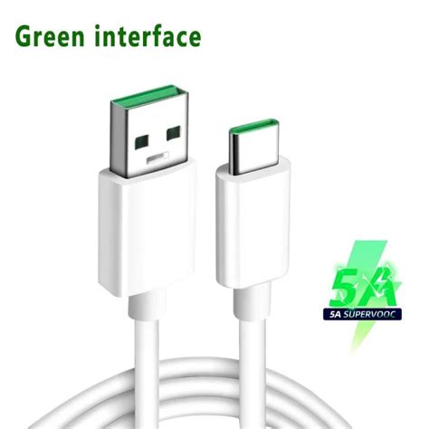 Original Oppo Usb Type C Cable Supervooc Vooc Fast Charging Data Cable Reno Pro G